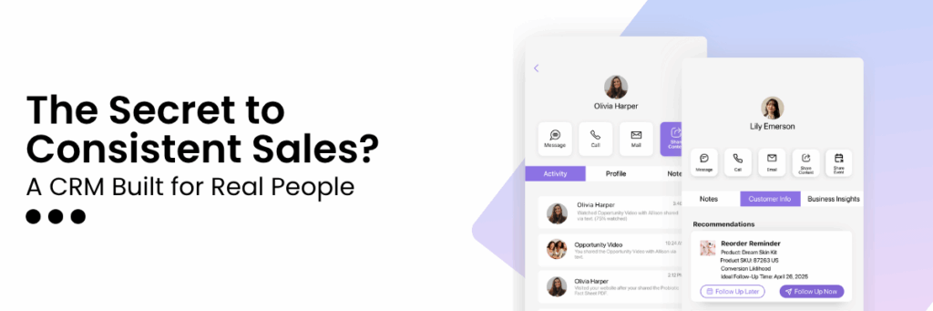 The Secret to Consistent Sales? A CRM Built for Real People | Hussle